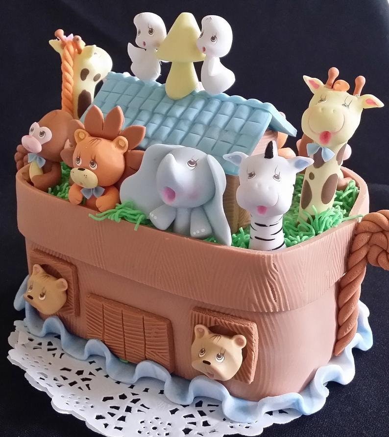Noah's Ark Baby Shower Noahs Ark Cake Noahs Ark - Etsy