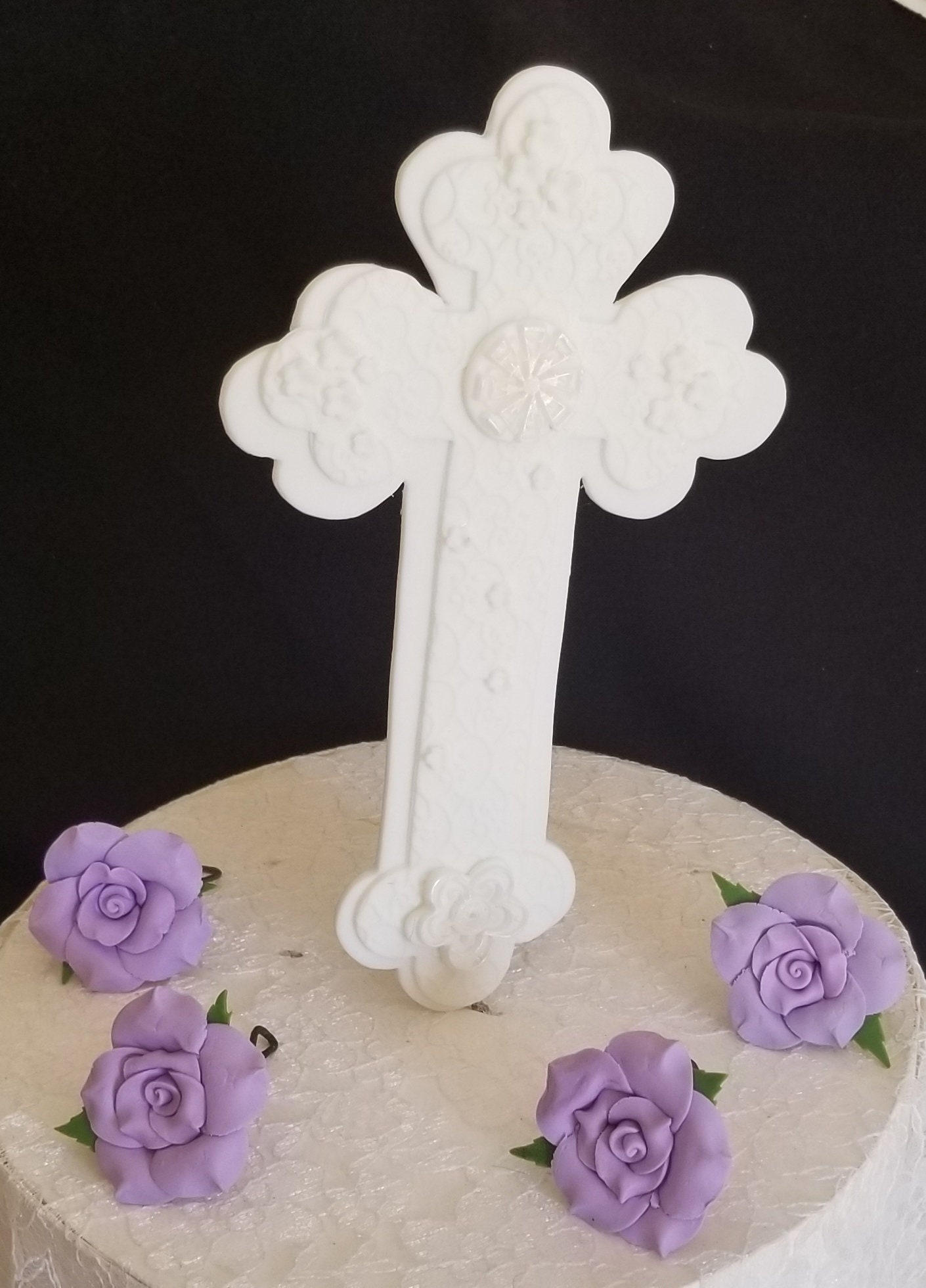 Cross Cake Topper Communion Cake Topper Baptism Cake Topper - Etsy