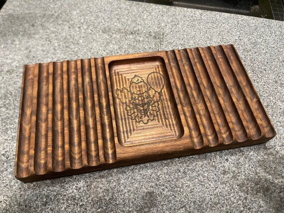 Walnut Tool Tray Krusty/it Clown in Center - Etsy