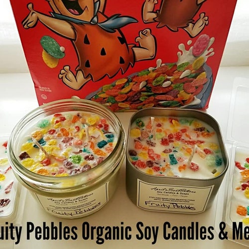 Fruity Pebbles Candle Spoonful of Cereal Scented Candles | Etsy
