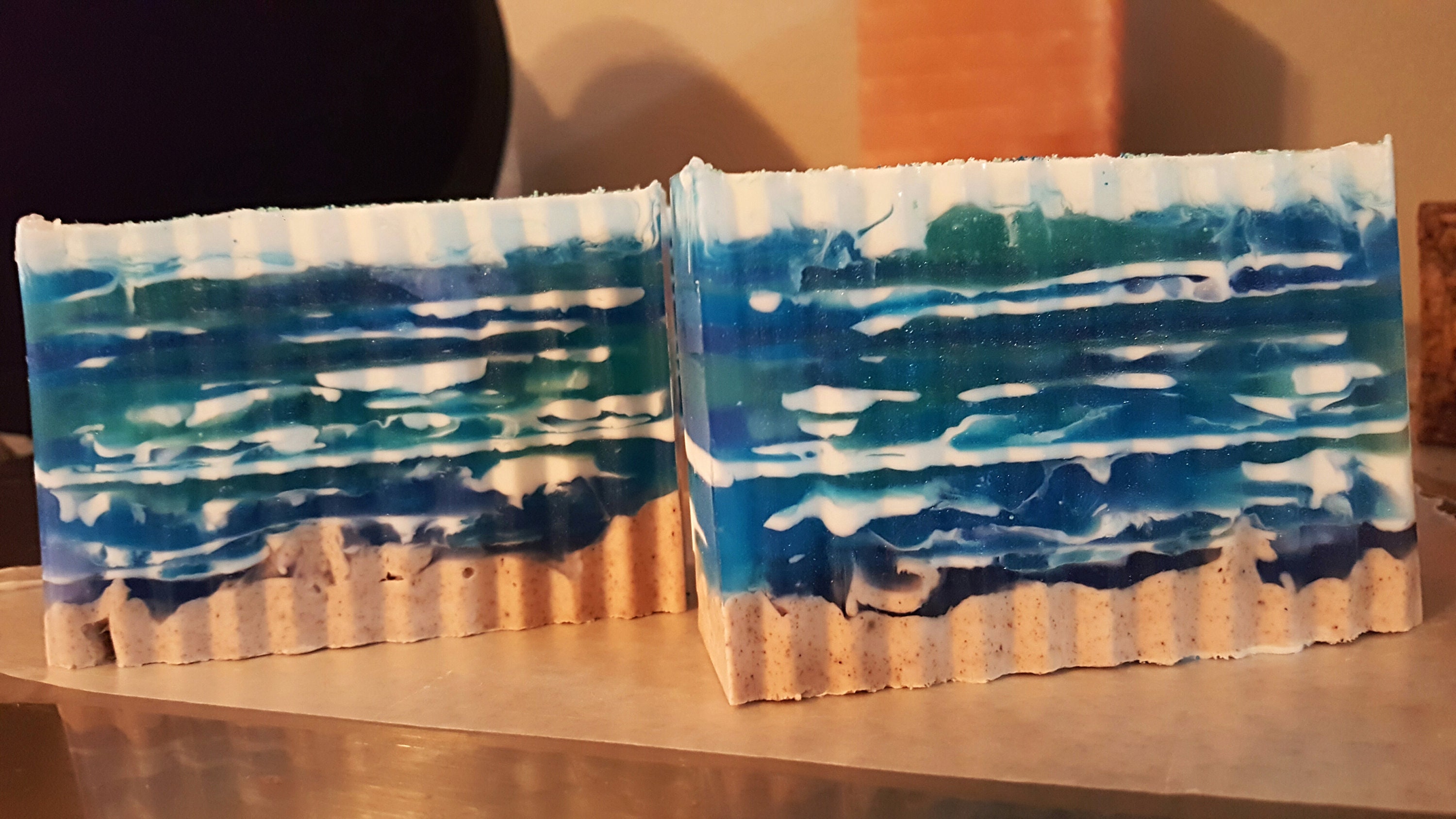 Ocean Waves Shea & Glycerin Soap CostalDecor | Etsy
