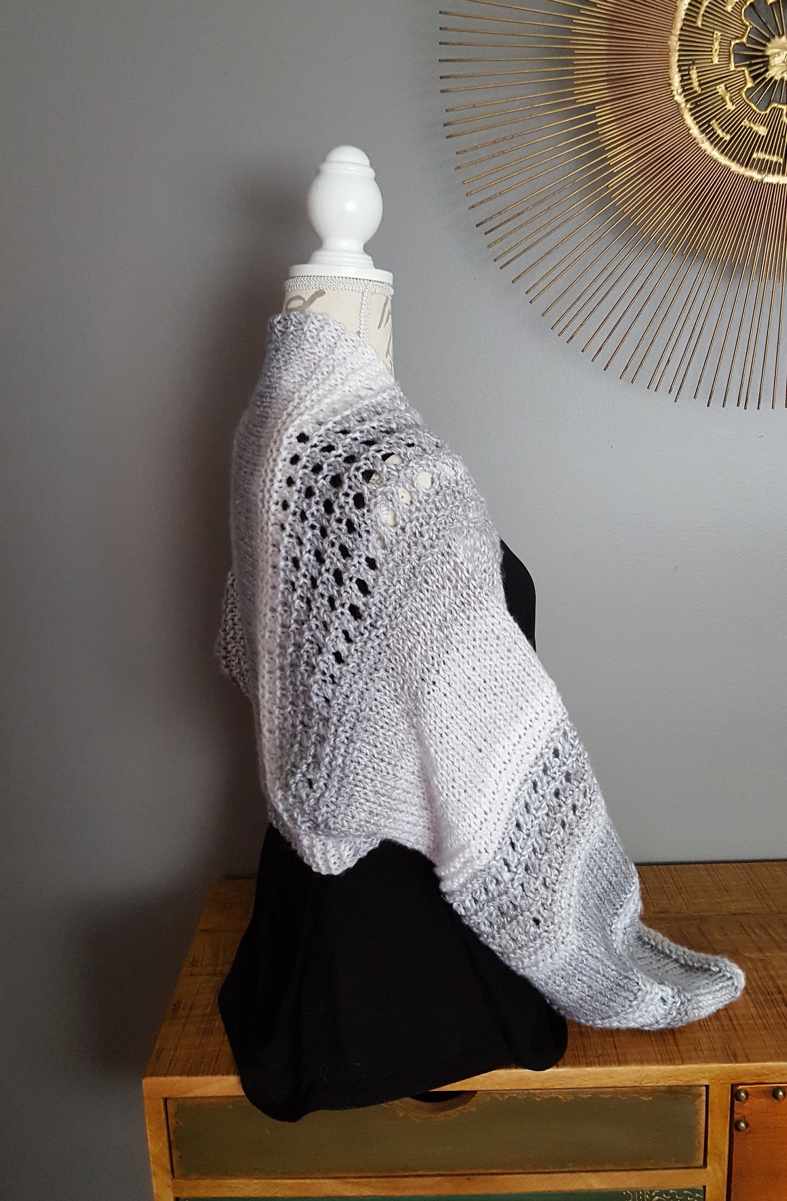 PATTERN Knitting Pattern Shawl Shoulder Cover Knitting Pattern for Her ...