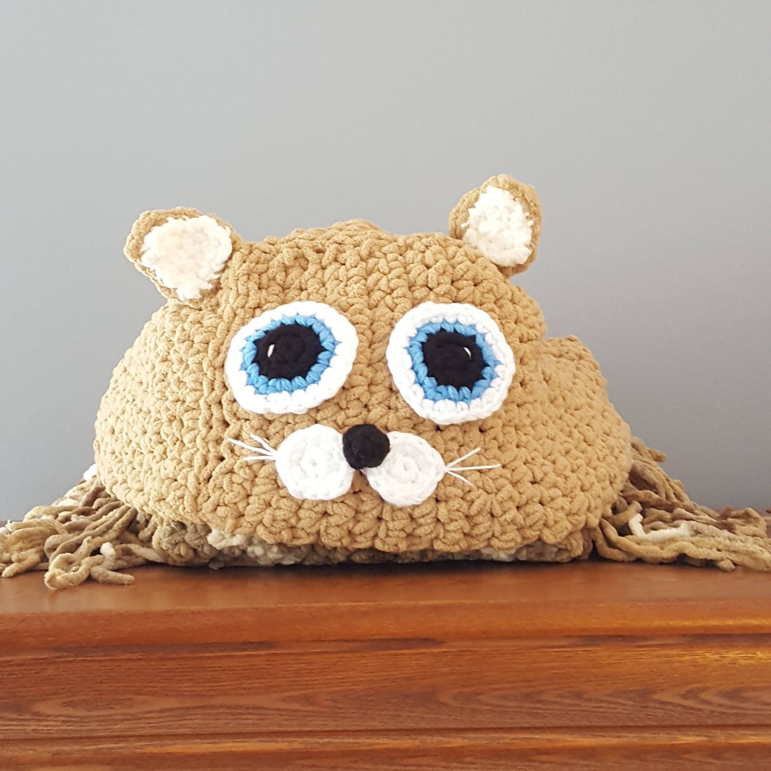 PATTERN Crochet Hooded Cat Blanket Bulky Cat Blanket Pattern - Etsy