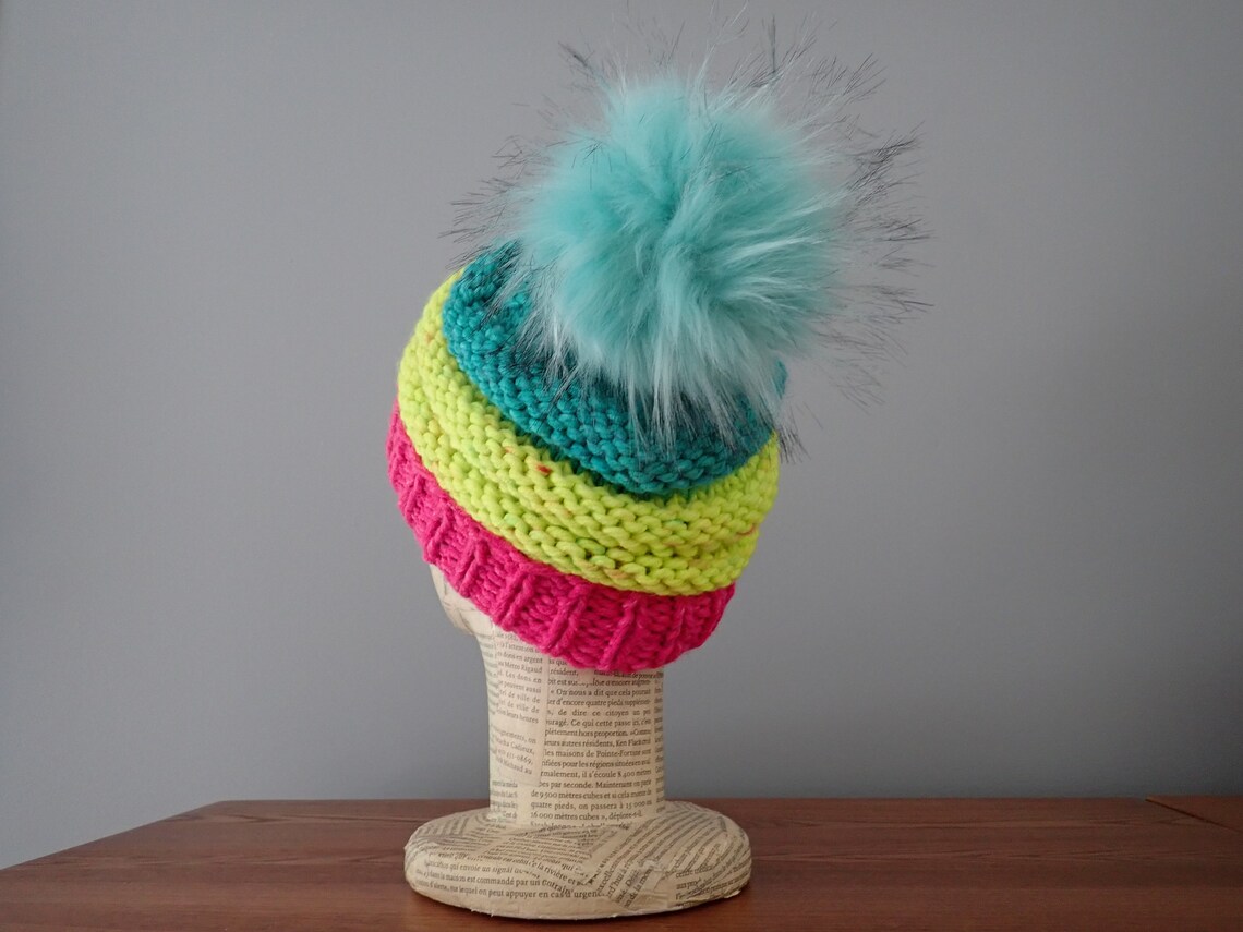 PATTERN Hat Knitting Pattern Bilingual Hat Pattern Easy to Follow ...