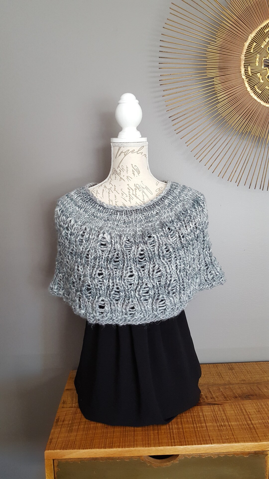 PATTERN Knitting Pattern Shawl Shoulder Cover Knitting Pattern for Her ...