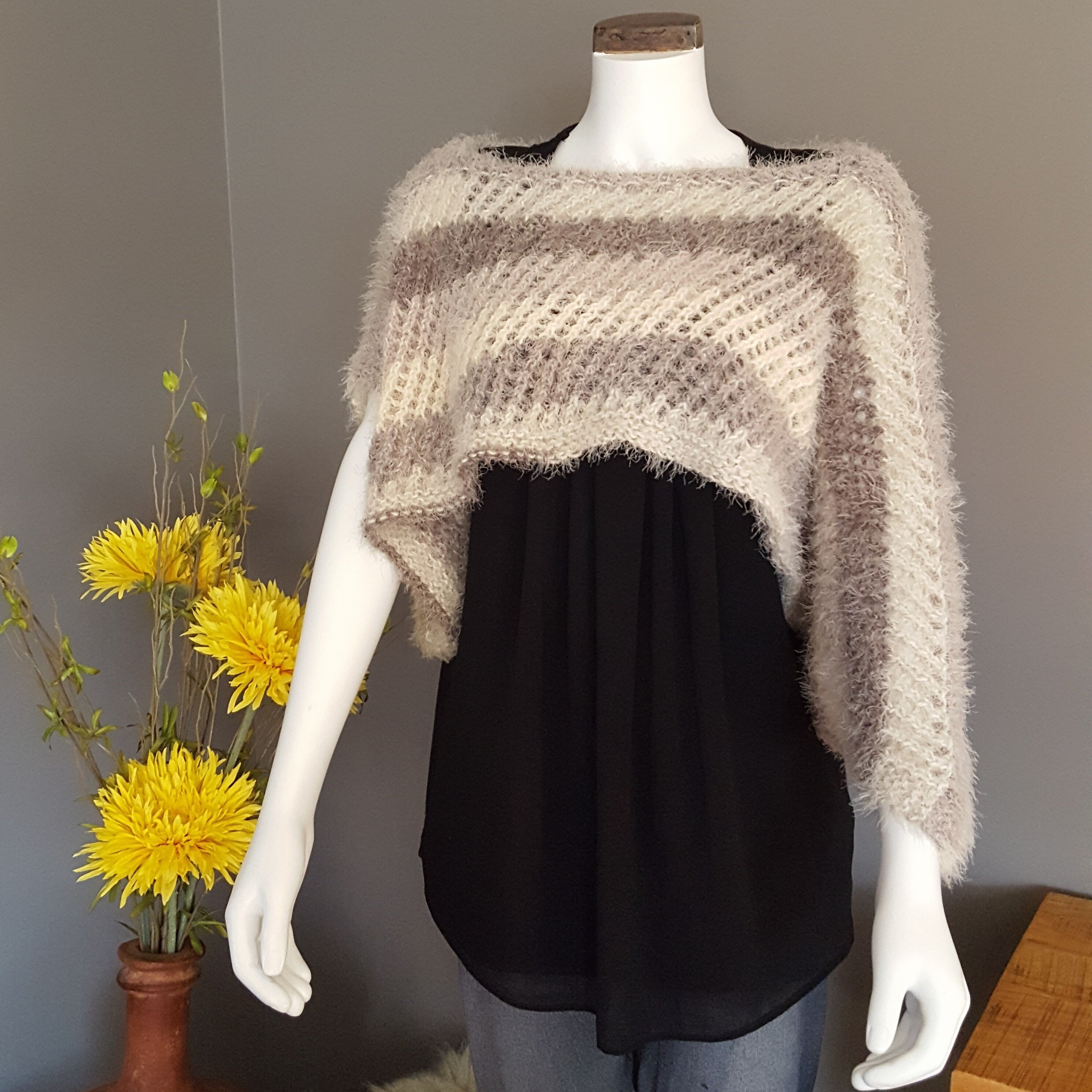 PATTERN Knitting Pattern Indoor Shoulder Cover Office Wrap - Etsy