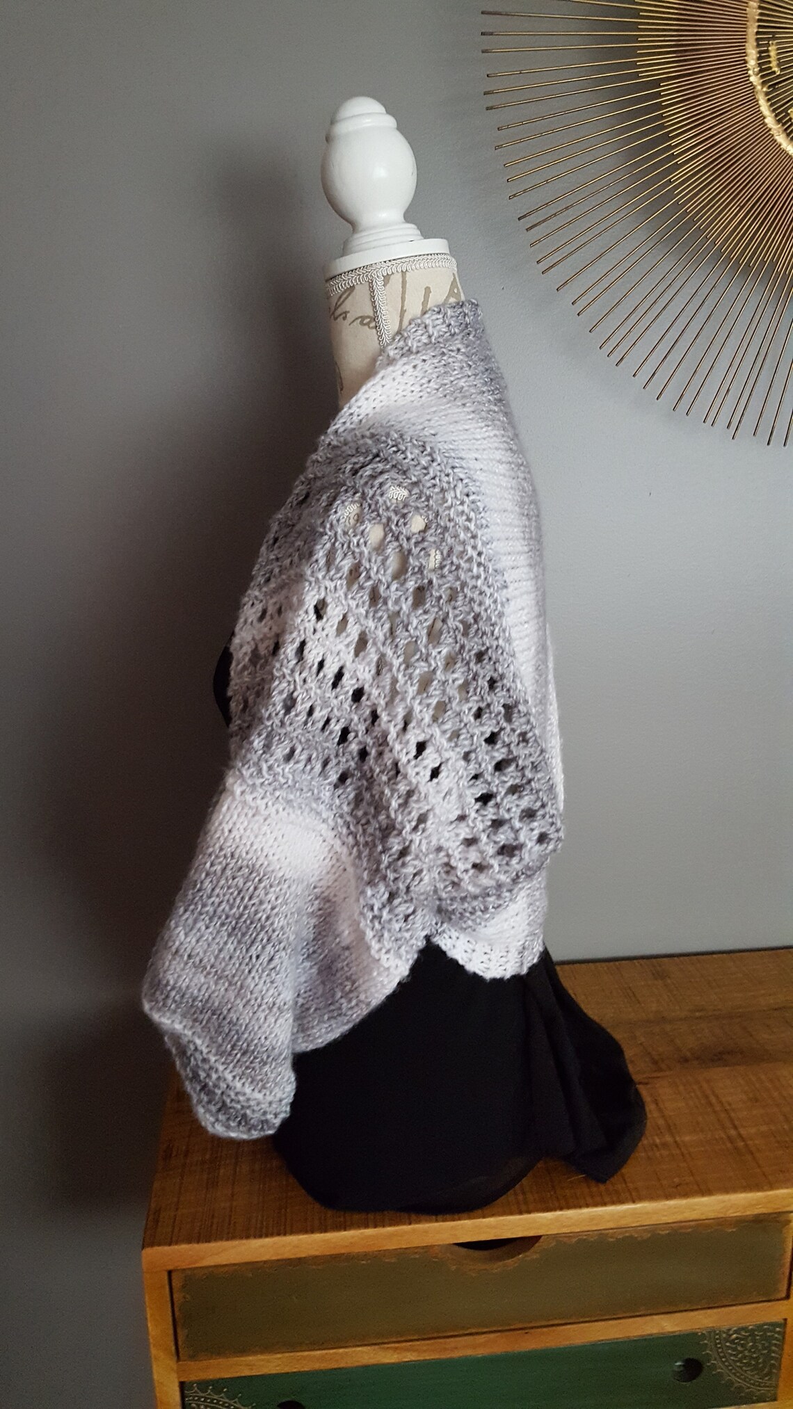 PATTERN Knitting Pattern Shawl Shoulder Cover Knitting Pattern for Her ...