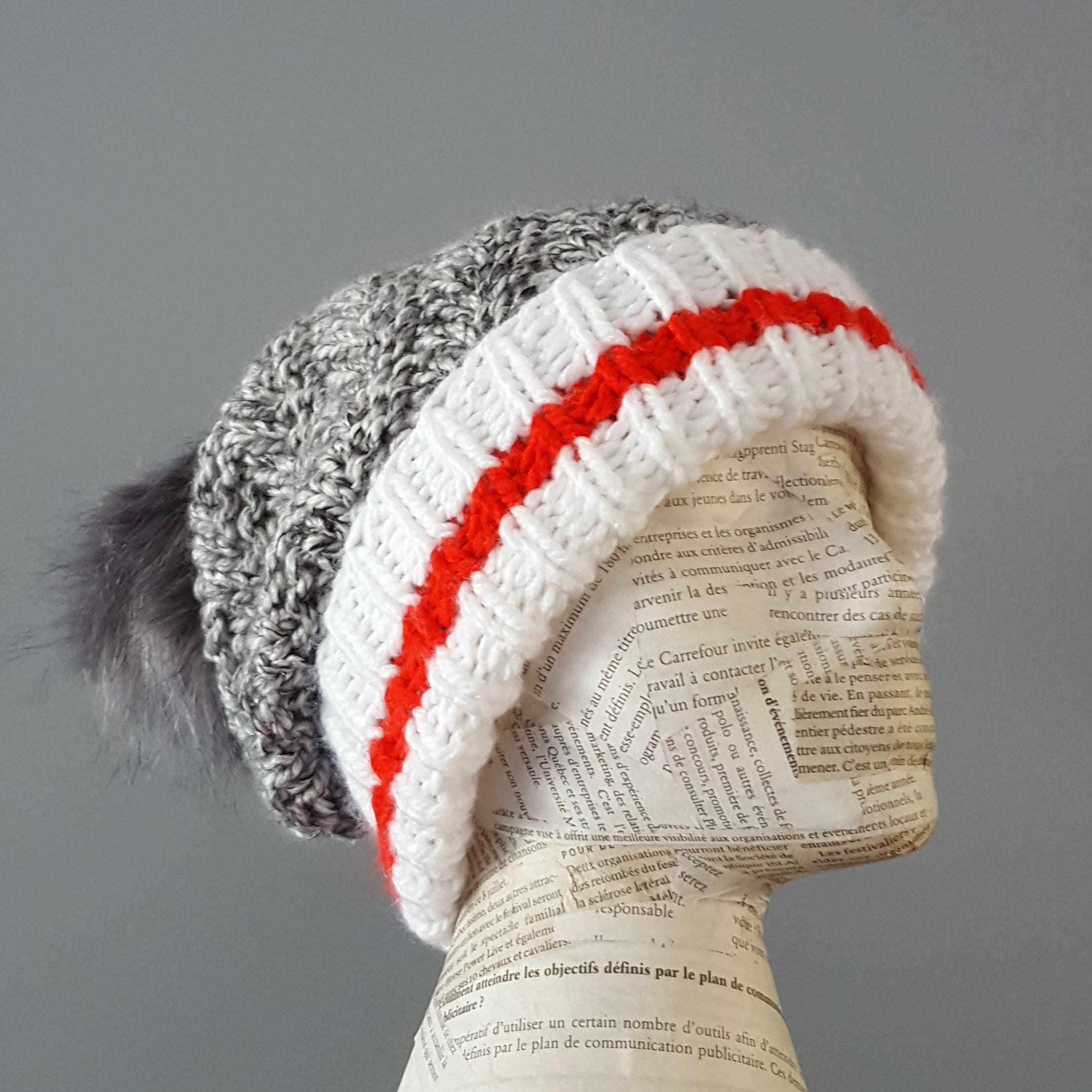 PATRON tricot français tuque bas de travail patron bonnet bas - Etsy Canada