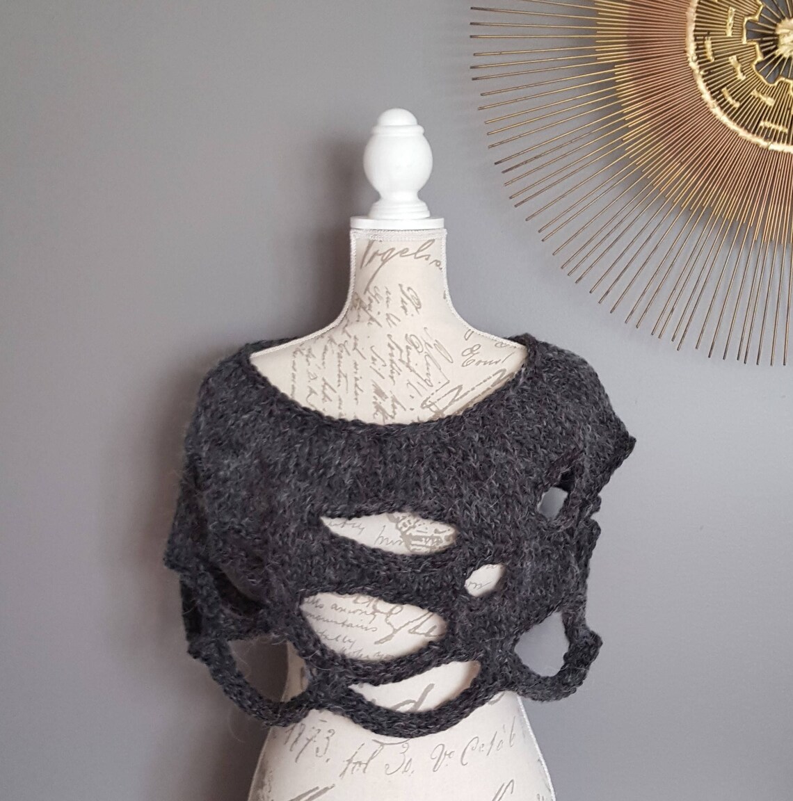 PATTERN Knitting Pattern Shoulder Cover Knitting Pattern for Her Caplet ...