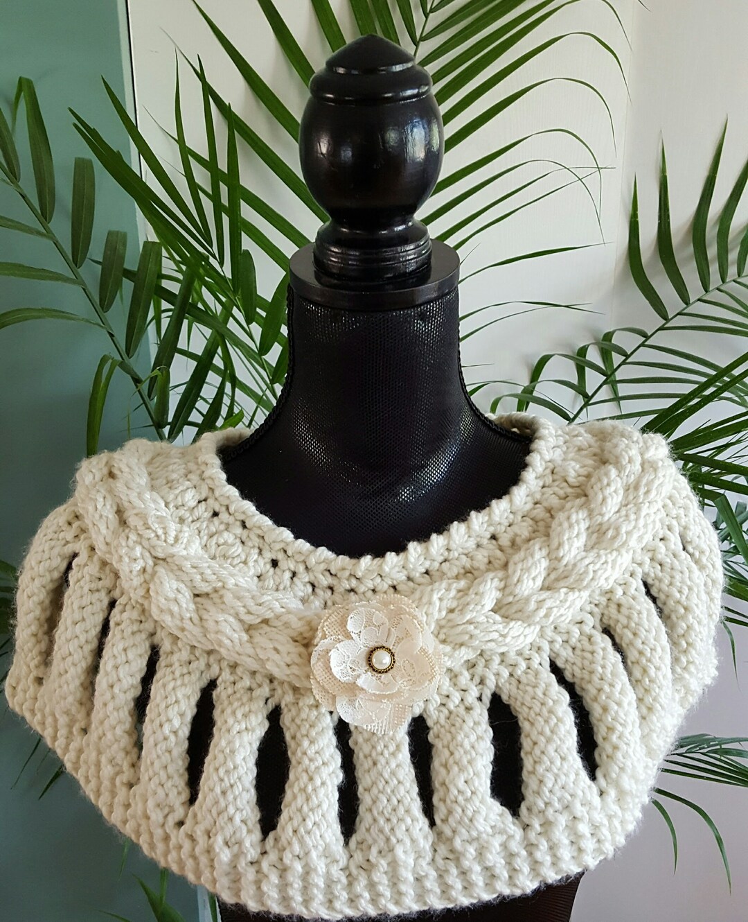 PATTERN Knitting Pattern Shoulder Cover Knitting Pattern for Her Caplet ...