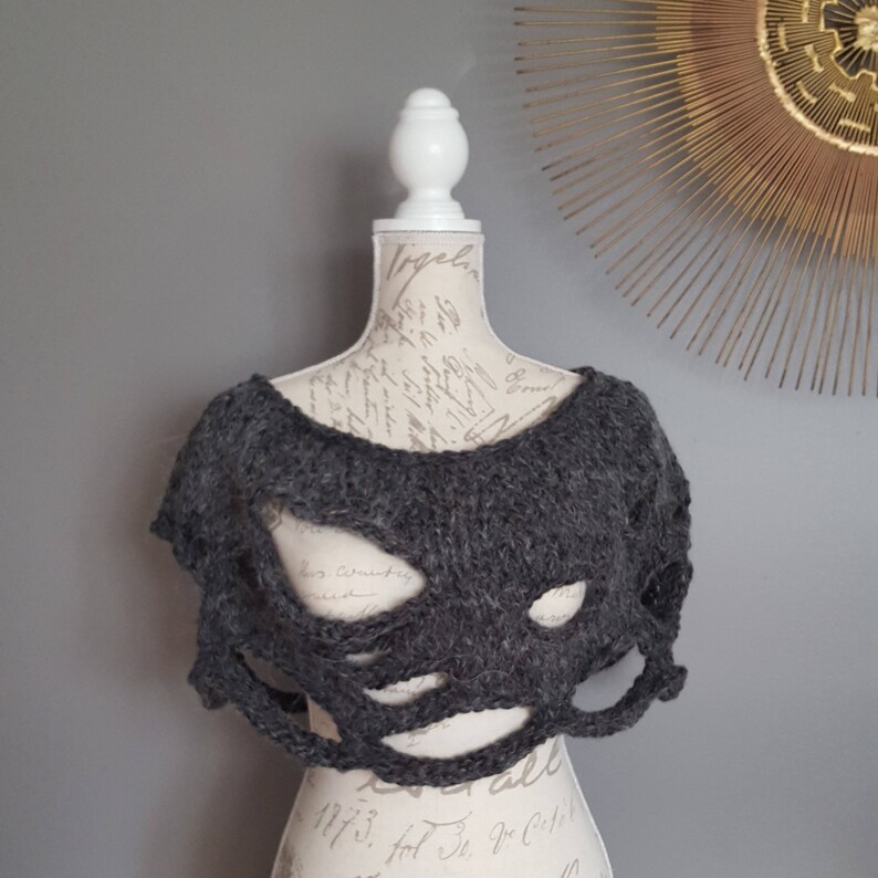 PATTERN Knitting Pattern Shoulder Cover Knitting Pattern for Her Caplet ...