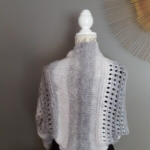 PATTERN Knitting Pattern Shawl Shoulder Cover Knitting Pattern for Her ...