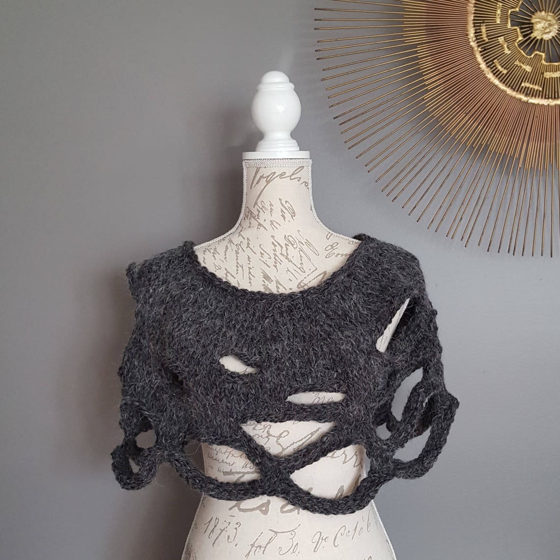 PATTERN Knitting Pattern Shoulder Cover Knitting Pattern for Her Caplet ...