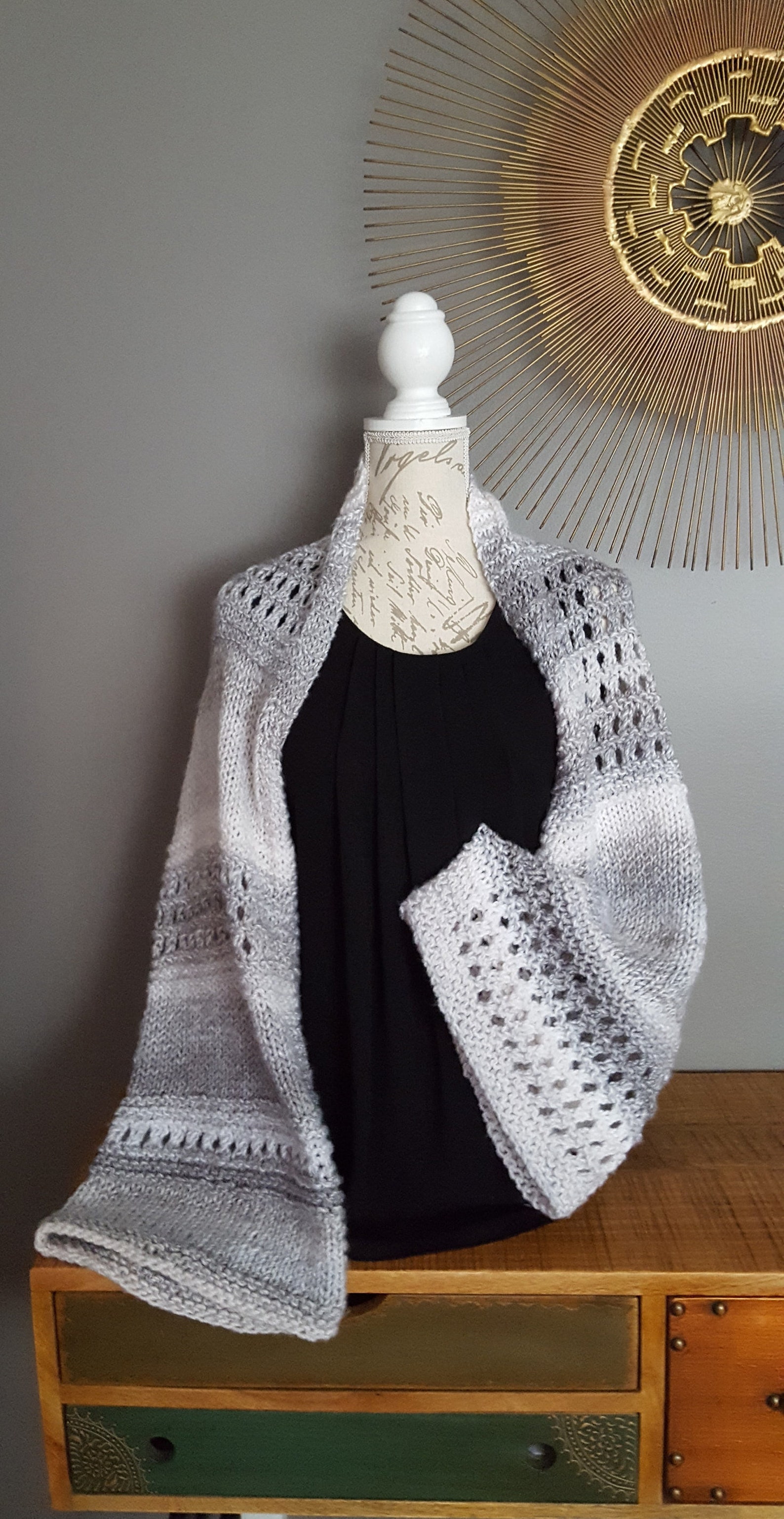 PATTERN Knitting Pattern Shawl Shoulder Cover Knitting Pattern for Her ...