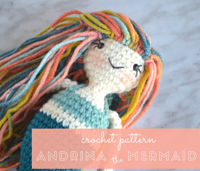 Andrina the Mermaid Crochet Pattern | Etsy