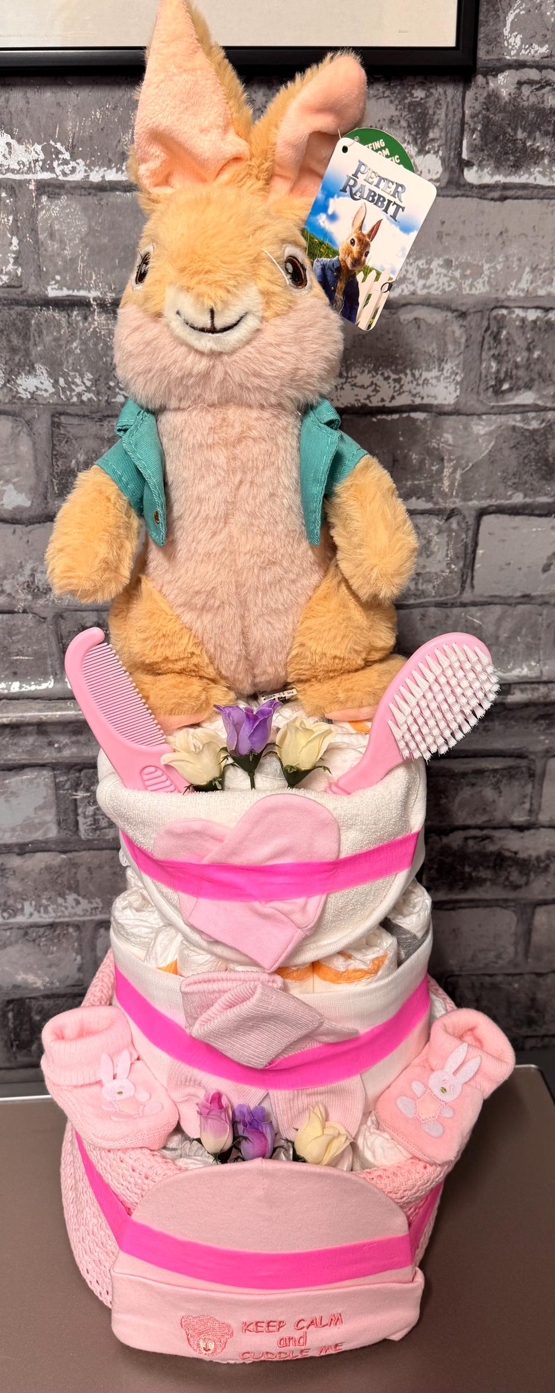 Peter Rabbit Girl 3 Tier Nappy Cake - Etsy
