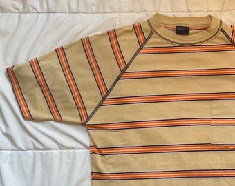 80s Striped Shirt | Etsy