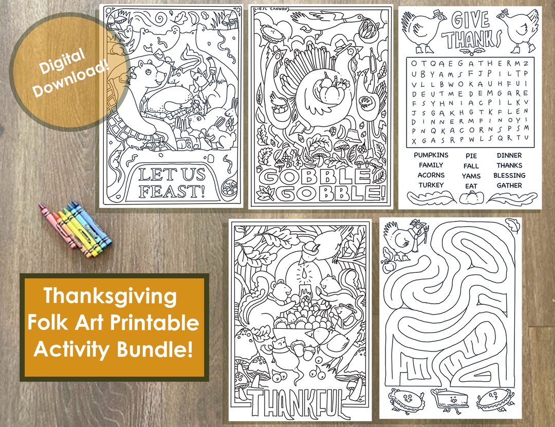 Thanksgiving Coloring Pages- Thanksgiving Activity, Thanksgiving ...