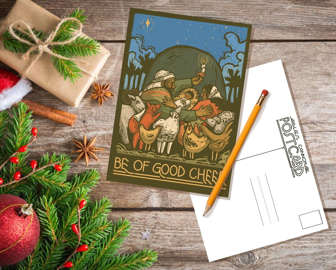 Nativity Postcard- Vintage Postcard, Illustrated Postcard, Bulk ...