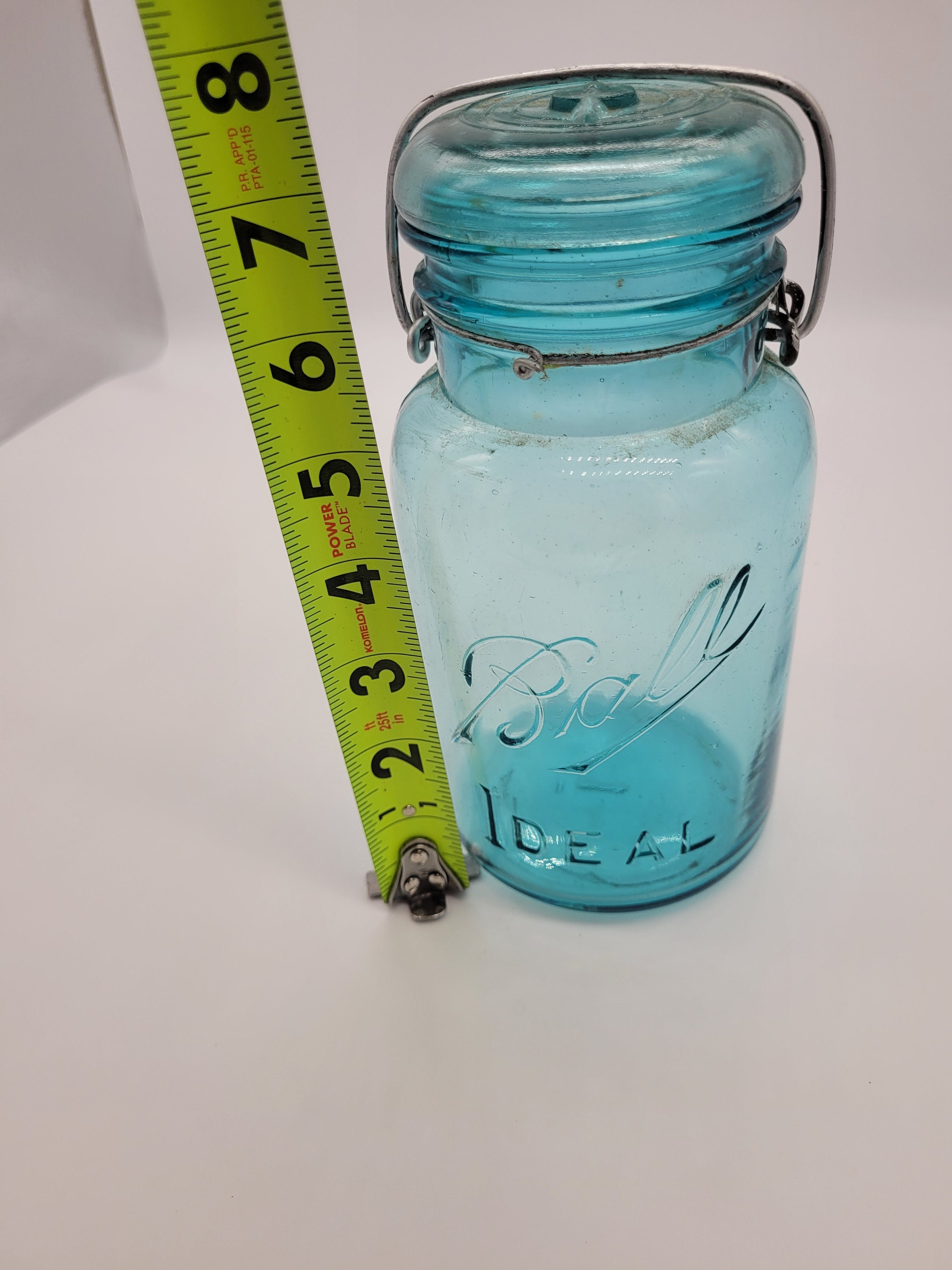 1900-1923 Blue Ball Jar With Locking or Clamping Lid - Etsy