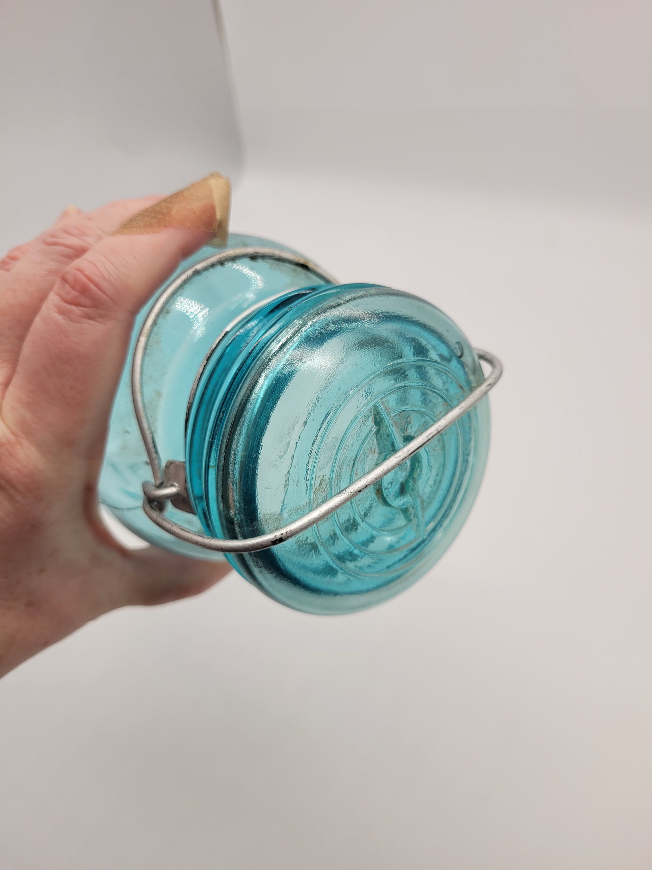 1900-1923 Blue Ball Jar With Locking or Clamping Lid - Etsy