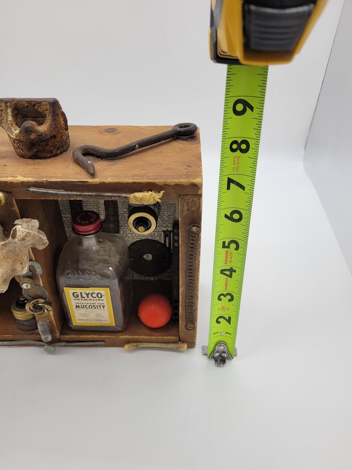 Assemblage Art, Antiques, Animal Bones, Dolls, Rusty Metal, Vintage Antique Medical Bottles ...