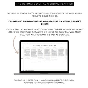 All in One Digital Wedding Planner Wedding Planning Template Google ...