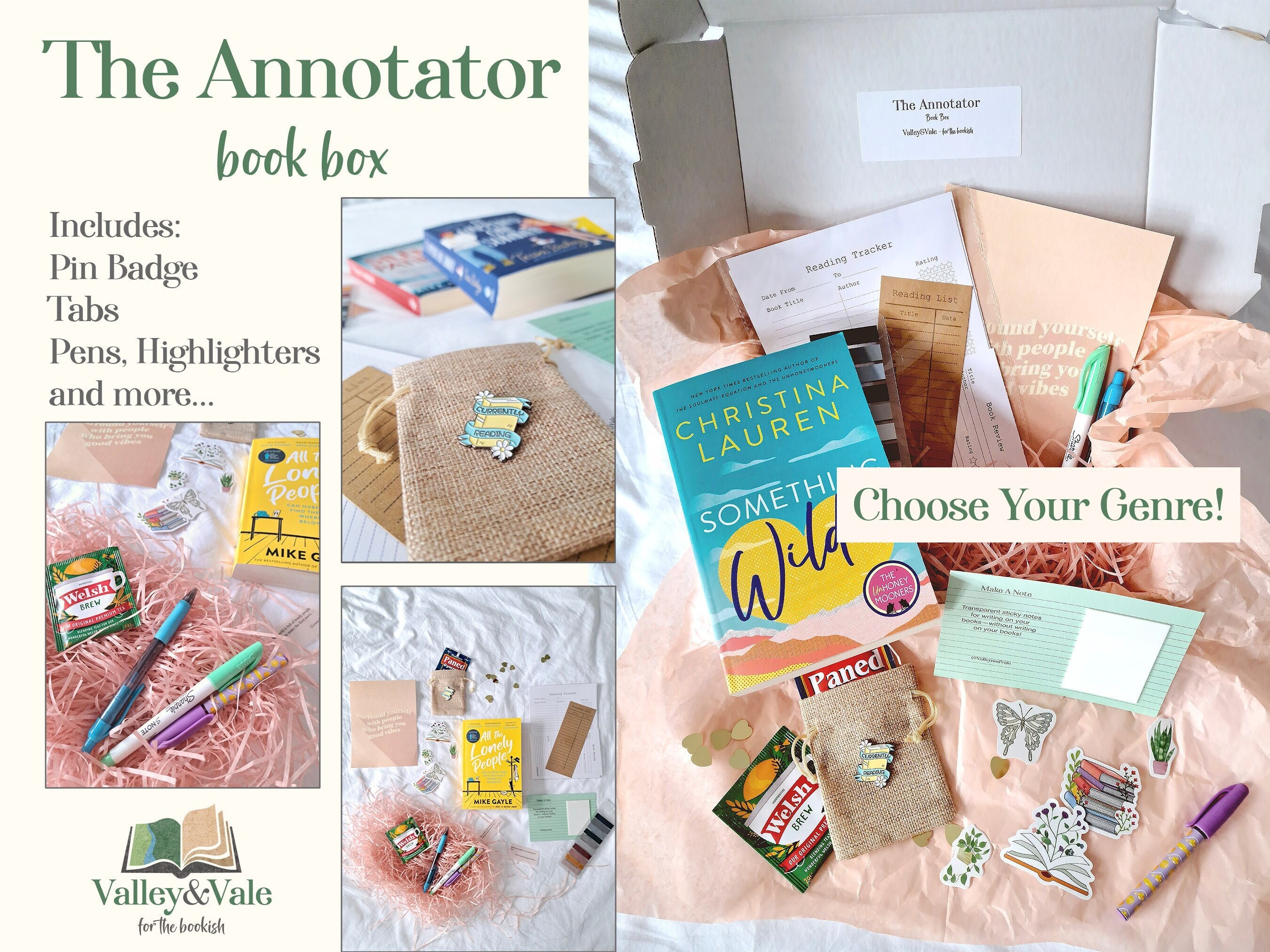 THE ANNOTATOR Book Box. Includes a Book Annotation Kit. Blind - Etsy UK