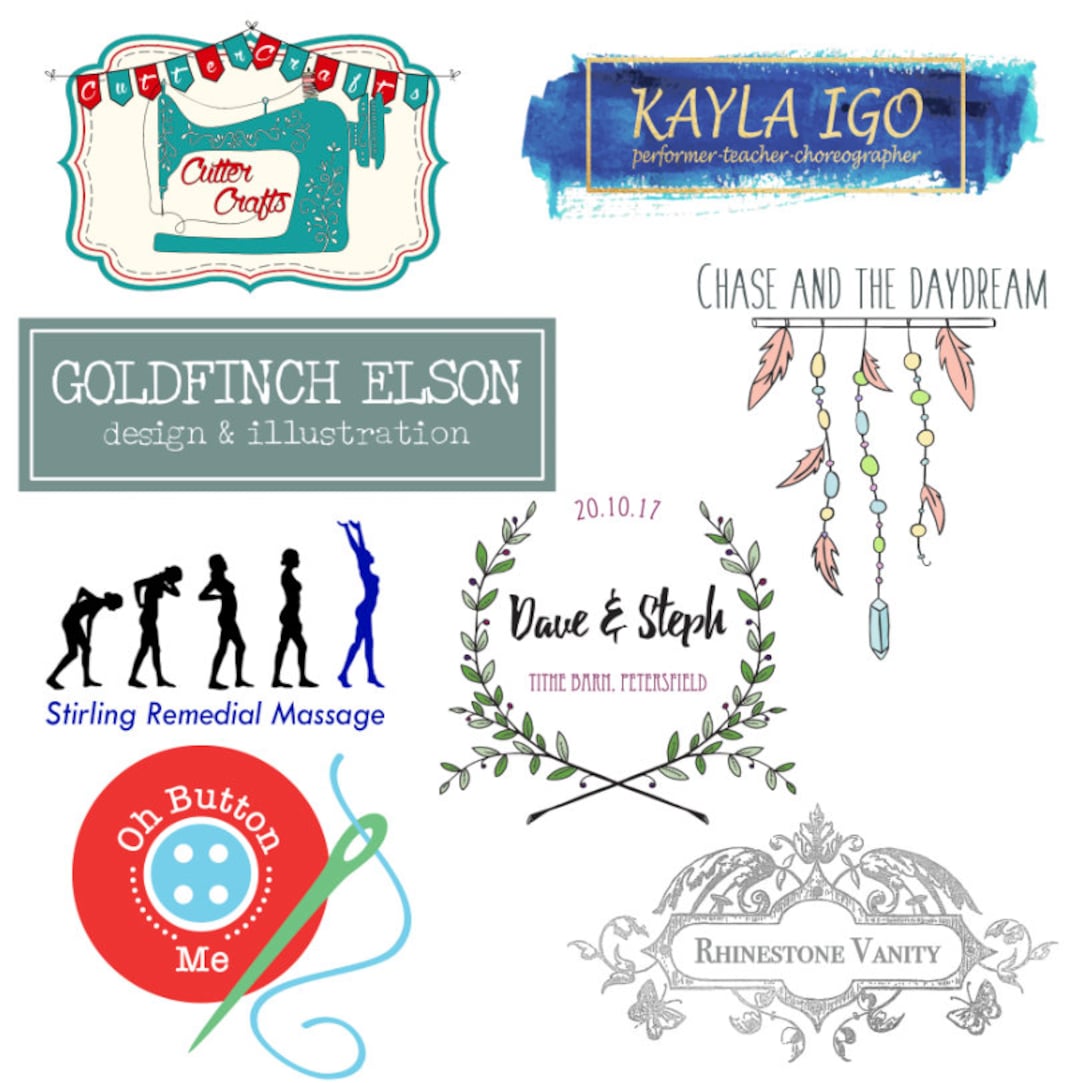 Custom Logo Design & Watermark. Custom Logos Designer. Personalised ...