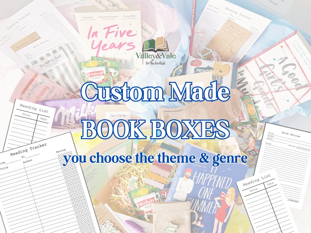 Custom BOOK BOX. Blind Date With a Book, Choose Your Gifts and Book ...
