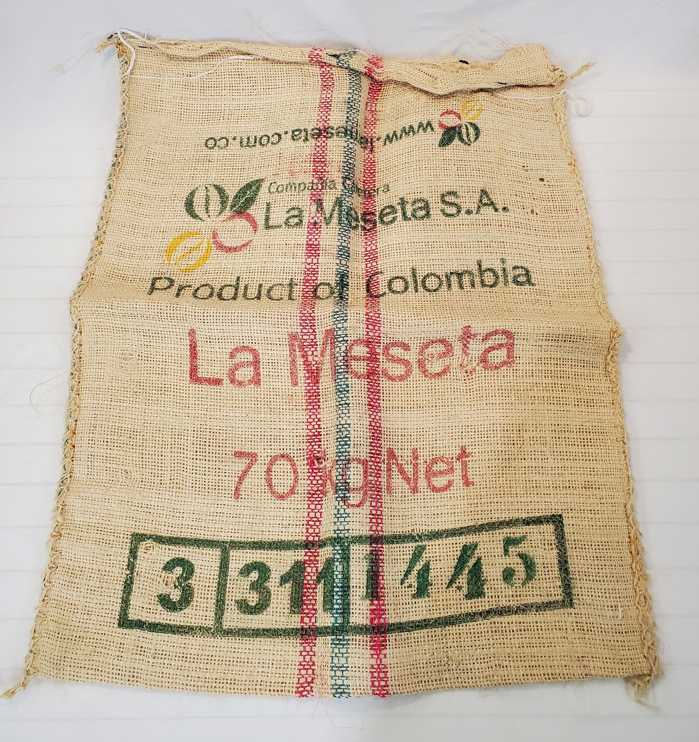 4 X Authentic Coffee Sacks, Reclaimed Burlap Bags, Burlap Coffee Sacks ...