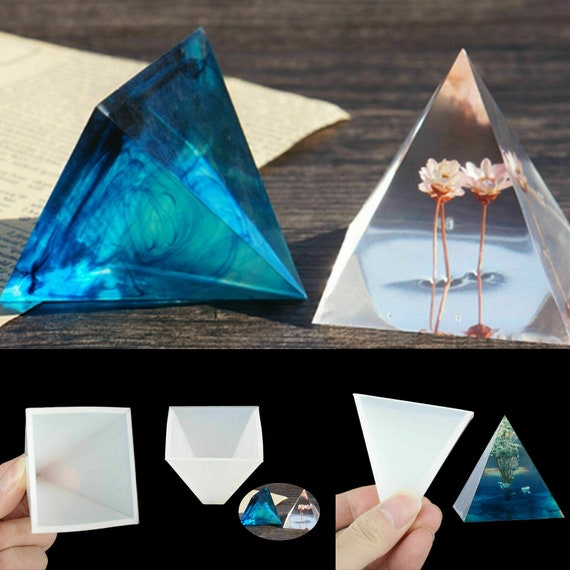 2pcsset Pyramid Molds for Resin,Large Silicone Pyramid Molds,Silicone ...