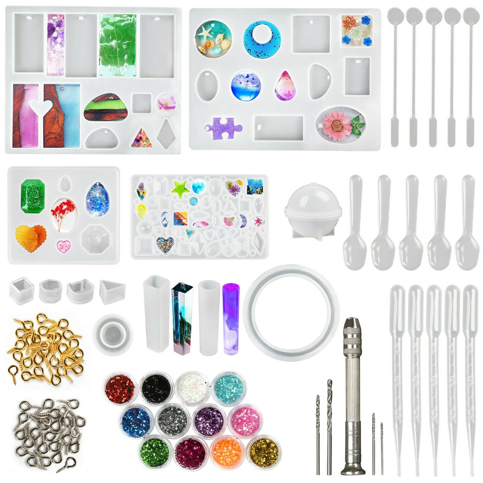 145pcs Epoxy Resin Jewelry Diy Craft Kit Handmade Jewelry Etsy
