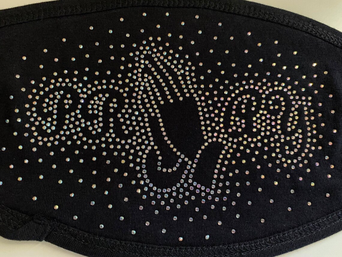 Praying Hand Mask/worship Mask/embellish Mask/black Mask With ...