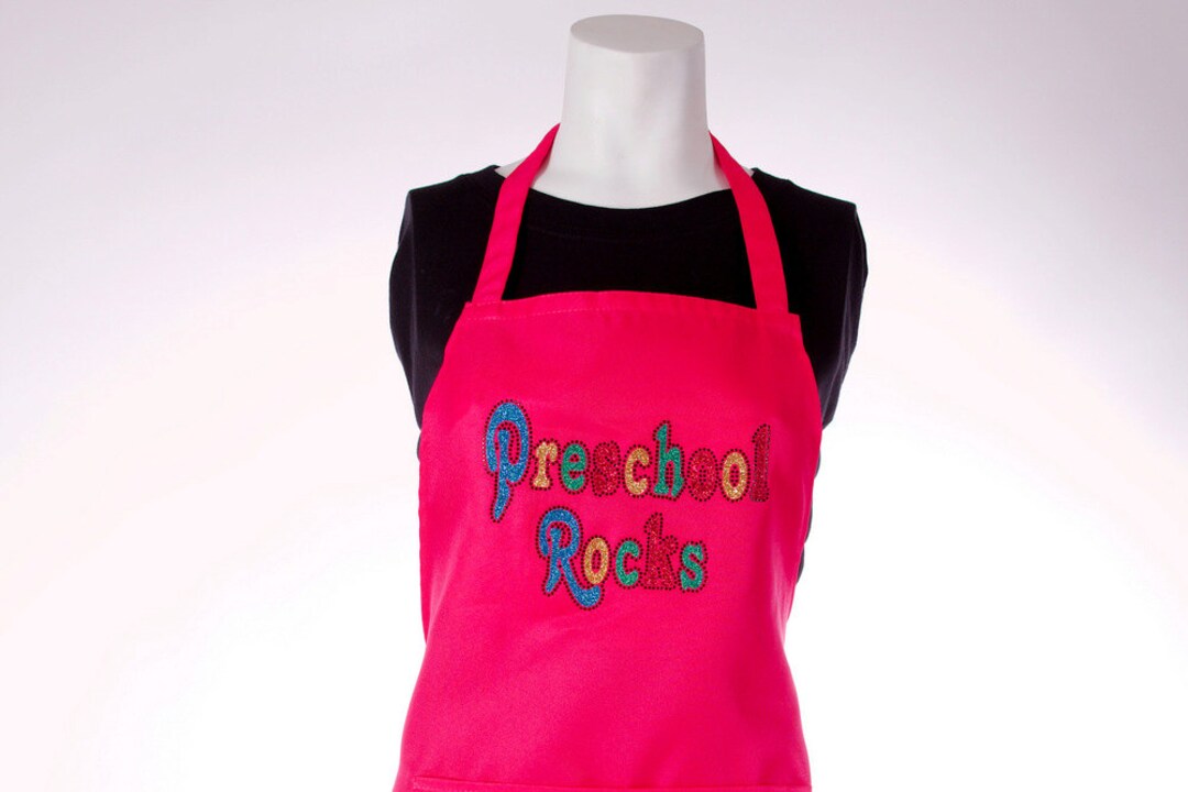 Preschool Apron, Teacher Apron. Early Education Apron, Apron With ...
