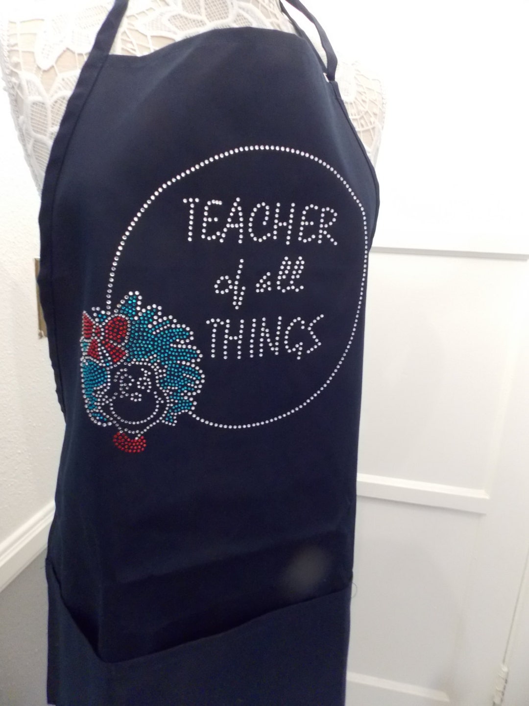 Teacher Apron, Dr Seuss, Dr Seuss Apron, Preschool Apron, Head Start ...