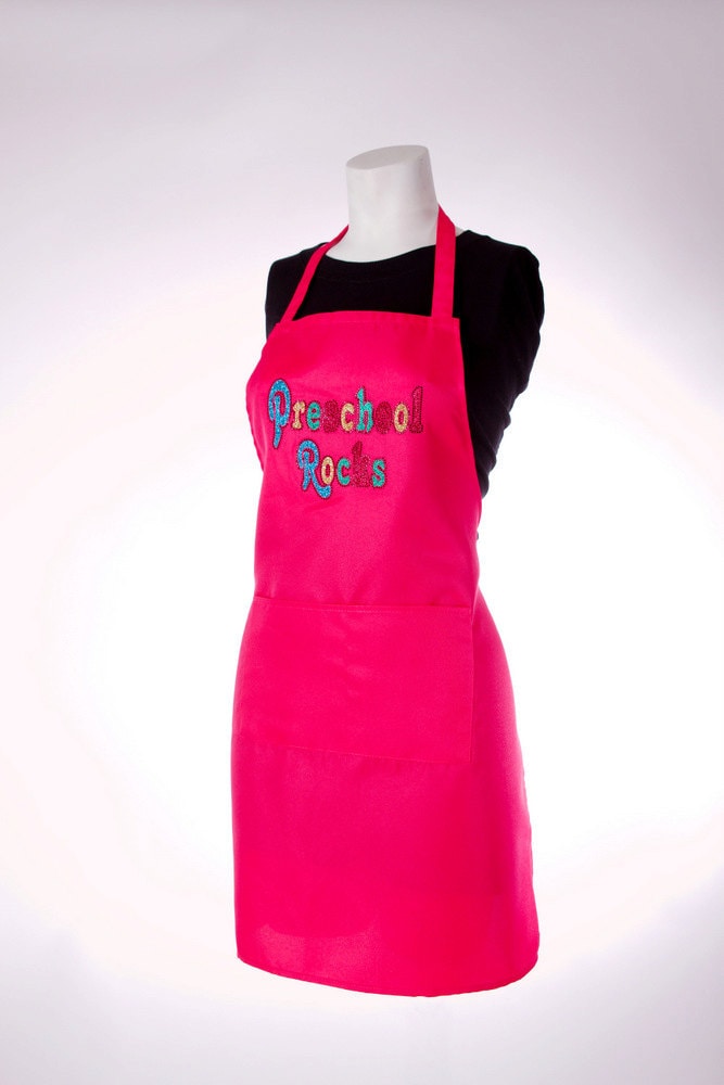 Preschool Apron, Teacher Apron. Early Education Apron, Apron With ...