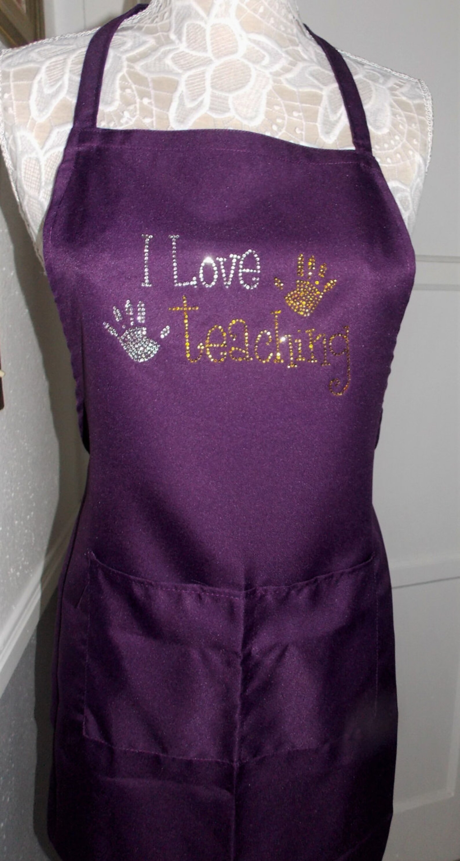 Teacher Apron, Preschool Apron, Pocket Apron, School Apron, Early ...