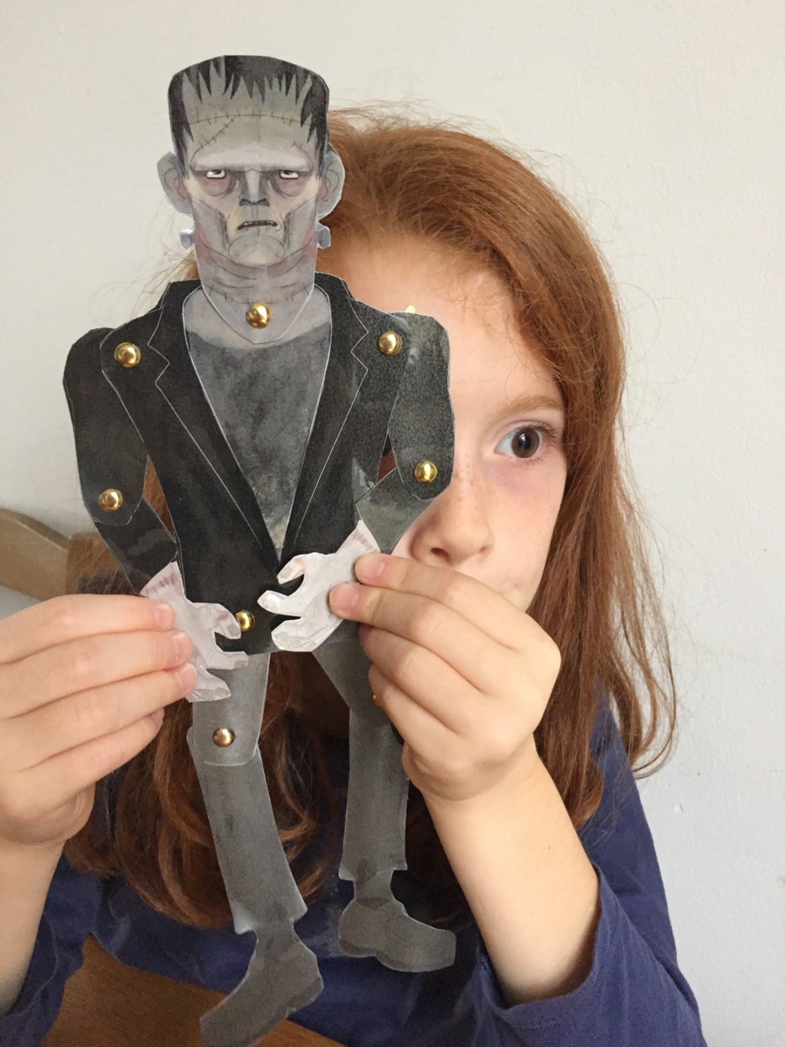 Frankenstein,halloween, Kids' Craft, Laminated Paper Toy, Make Your Own ...