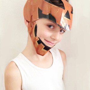 Pumpkin Mask, Jack-o'-lantern, Halloween Craft,halloween Pumpking ...