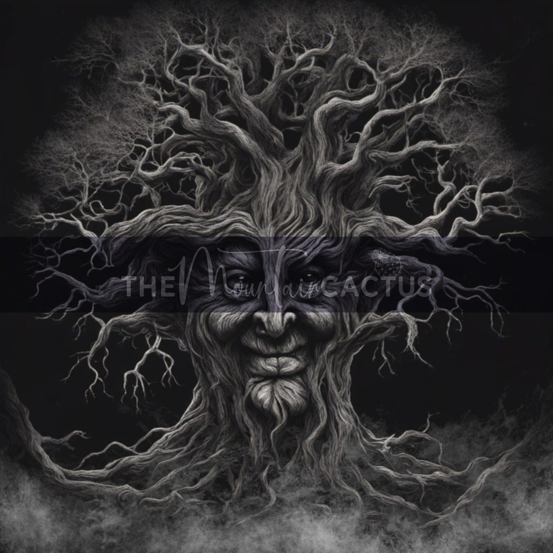 Spooky Tree Backgroundspooky Tree Jpeghalloween - Etsy