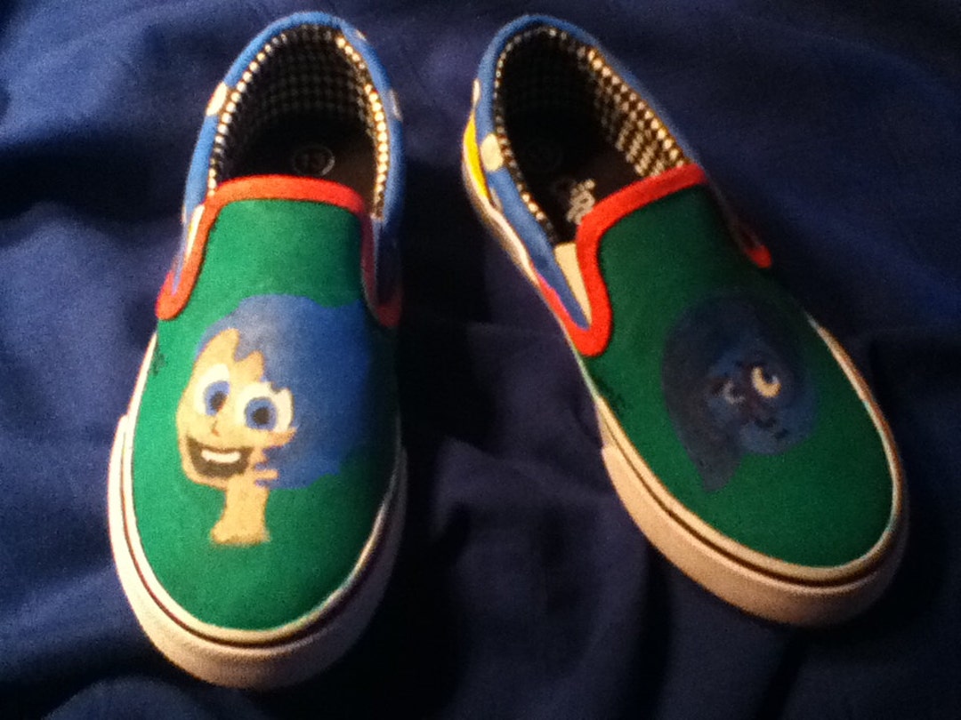 Custom Handpainted Inside Out Girls Shoes - Etsy