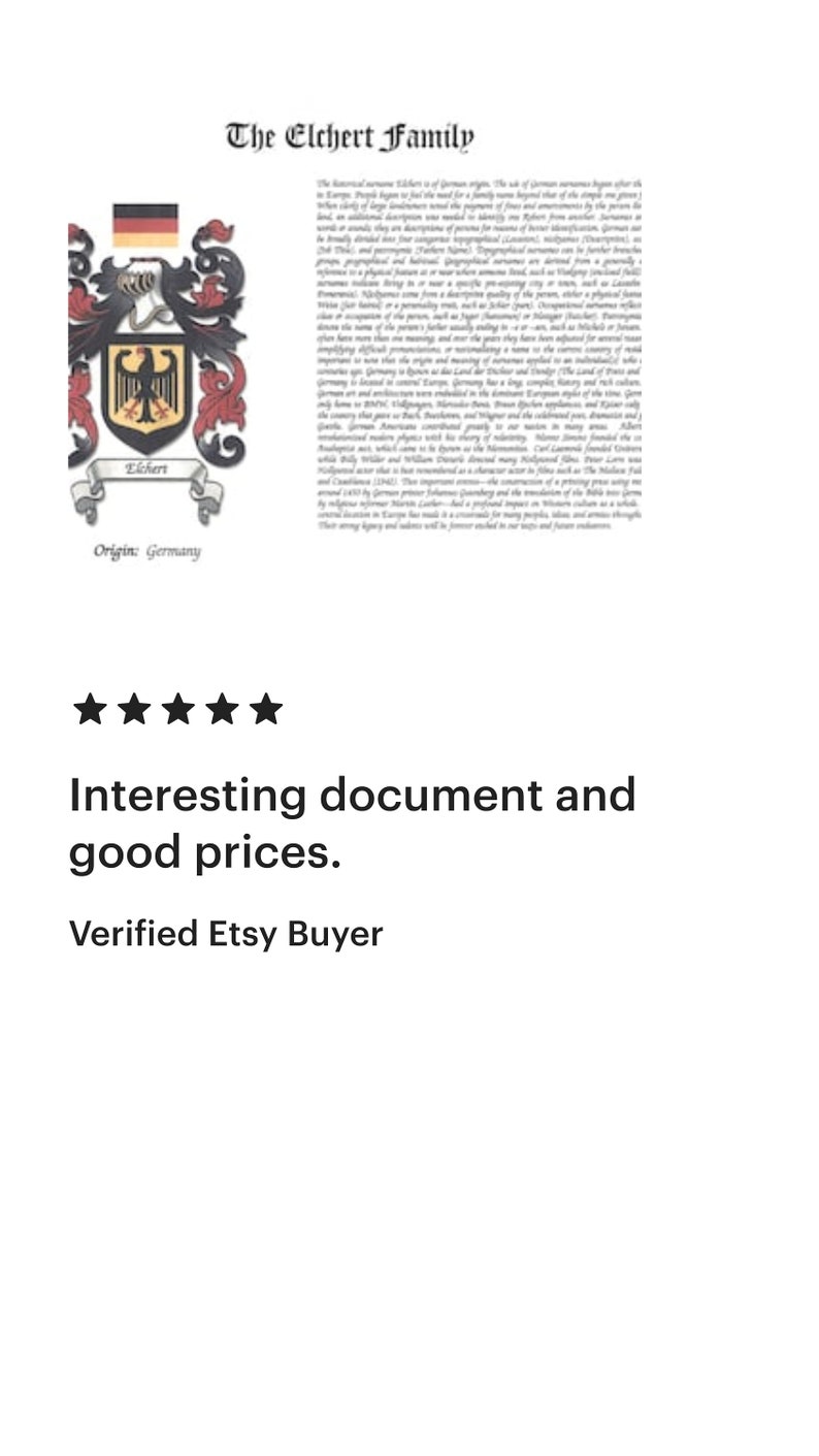 Coat of Arms Family History Print, Custom Embellished Heritage Artwork ...