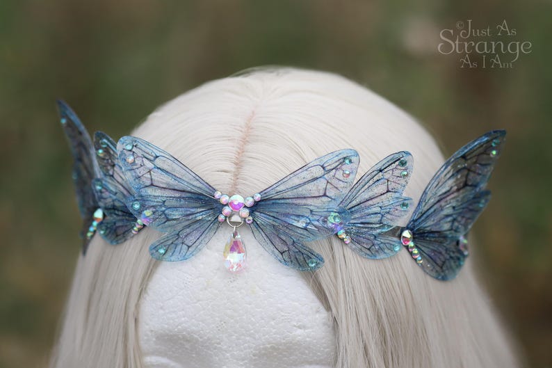 Fairy Wing Crown - Fairy Tiara Diadem - Fantasy Circlet - Fairy Costume ...