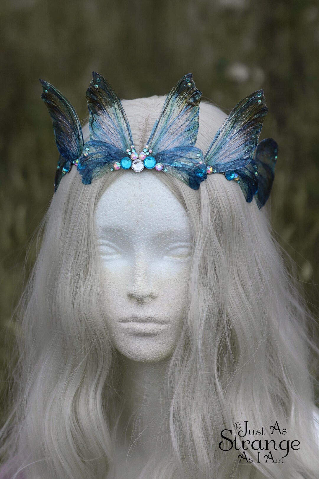 Fairy Wing Crown Tiara - Fairy Mermaid Diadem - Fairy Costume - Elven ...