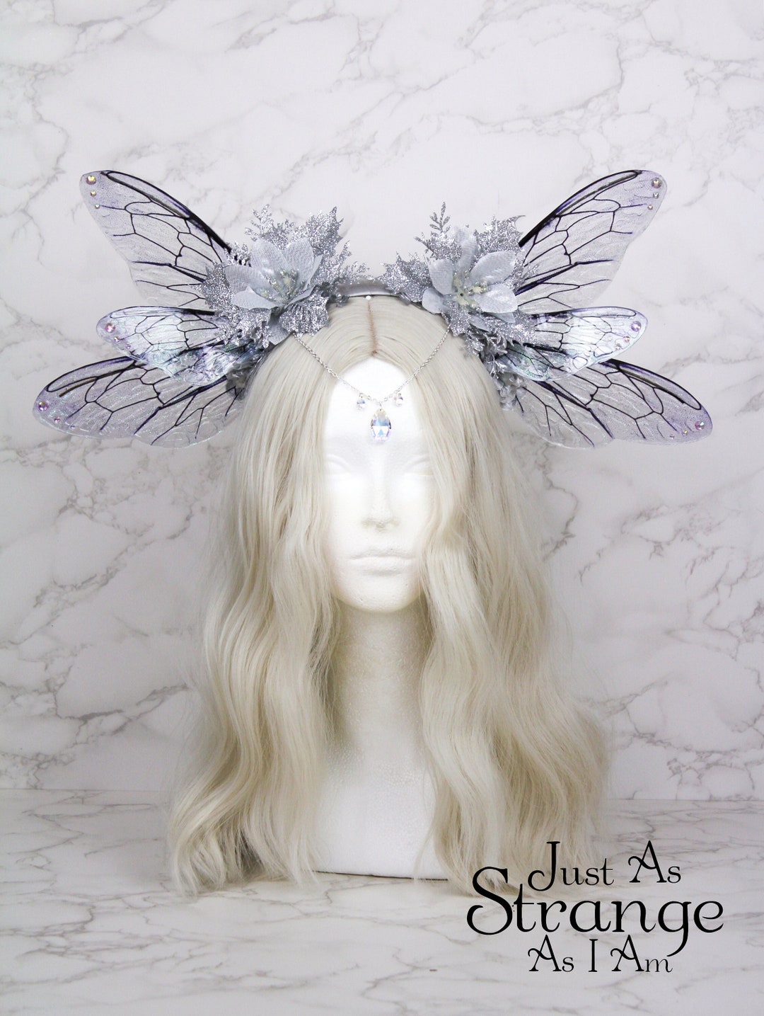 Fairy Wing Headpiece Flower Crown Butterfly Bee Wing Bridal Wedding ...