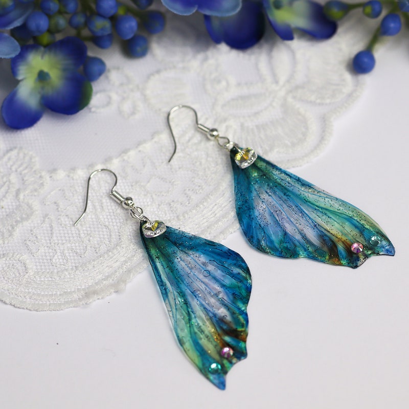 Cicada Wing Earrings - Etsy