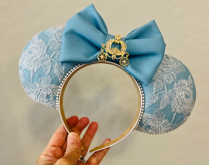 Minnie Ears, Cinderella Minnie Ears, Disney Minnie Ears, Disney ...