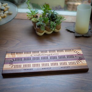 Cribbage Board CNC File: Digital File, Fusion, DXF, STL, Sketchup - Etsy