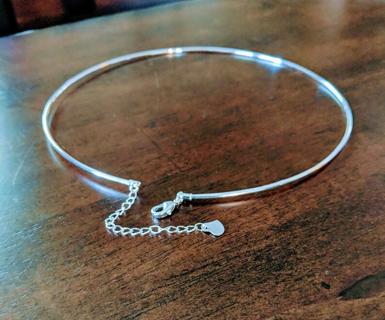 Sterling Silver Day Collar Discreet Day Collar 925 Sterling | Etsy